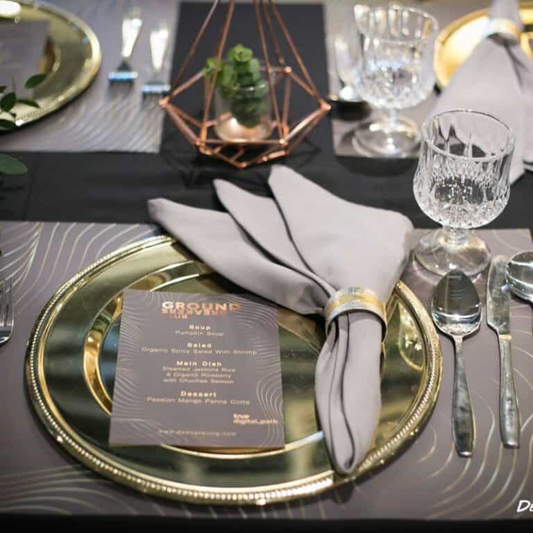 ไอเดีย จัดอาหารชุด set menu สำหรับงานเลี้ยง VIP ที่เป็นทางการ